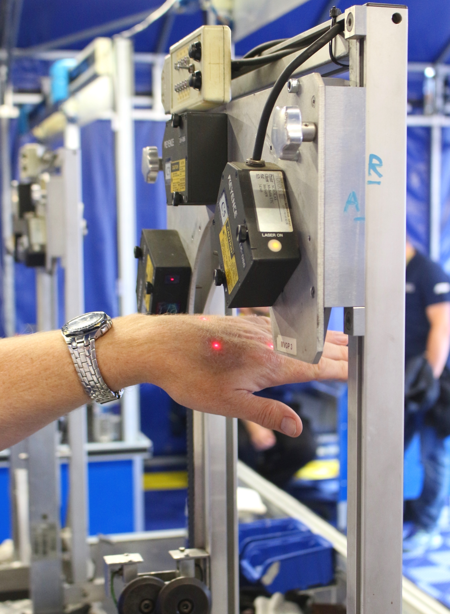 Lasergenau - beim Auswuchten der Reifen verlassen sich die Michelin ...